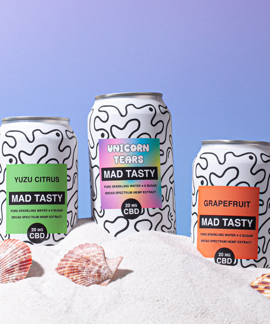 MAD TASTY - Hemp Infused Sparkling Water